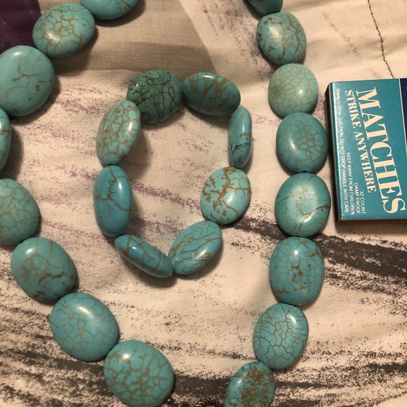 Lucas Lamesh | Jewelry | New Lucas Lamesh Turquoise Necklace Bracelet Set | Poshmark